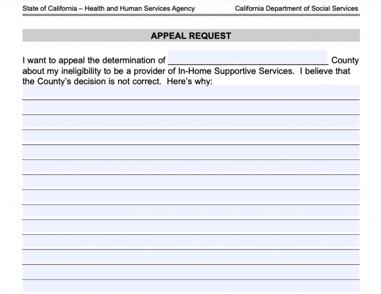 How to appeal an IHSS Provider Denial - California Medi-Cal Help